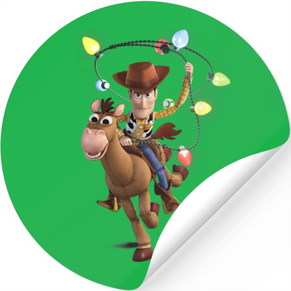 Disney Pixar Toy Story Woody Bullseye XMas Light Stickers | ID 22919876 ...