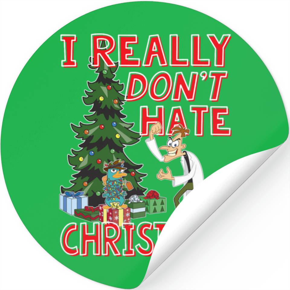 Disney Phineas And Ferb DOOF Christmas Quote Stickers | ID 22940323 by ...