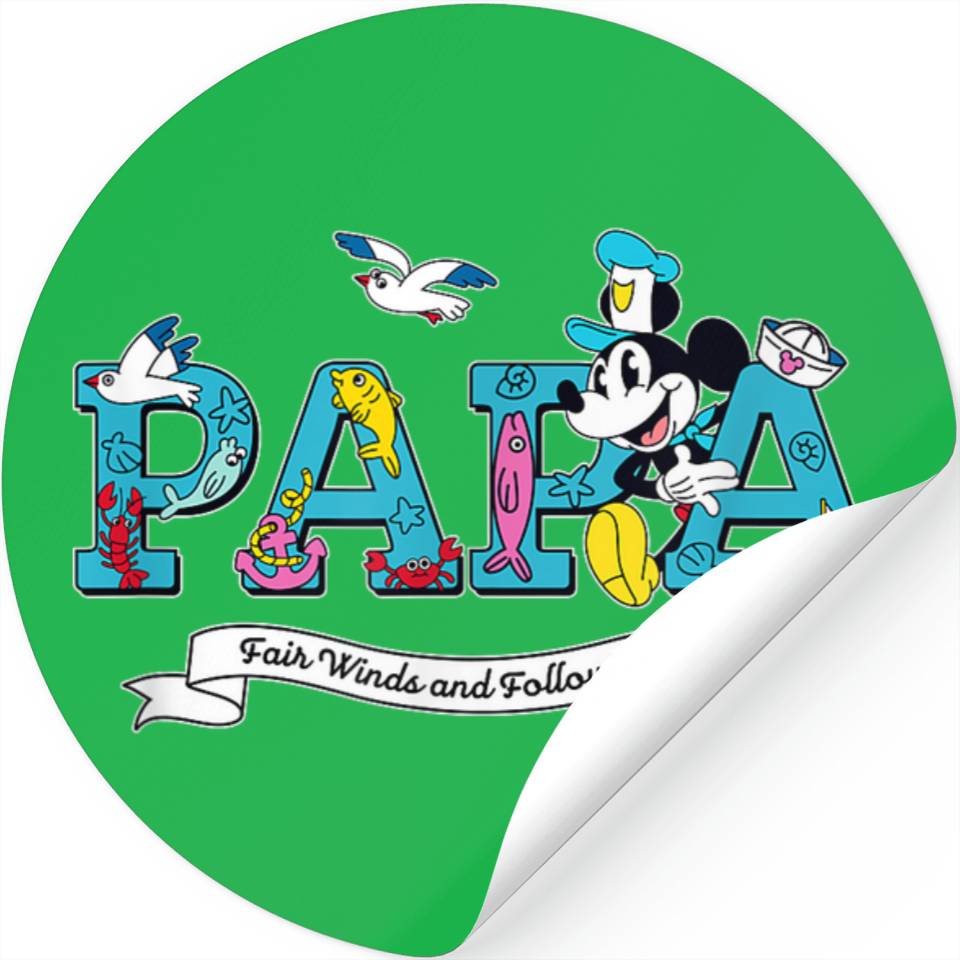 Disney Cruise Nautical Family Trip Vacation Matching Papa Stickers | ID ...