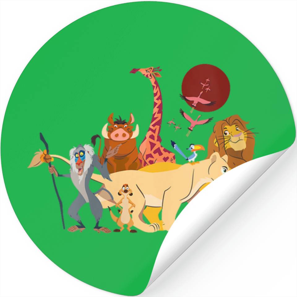Disney The Lion King Simba Nala Timon Pumbaa Animal Family Stickers ...