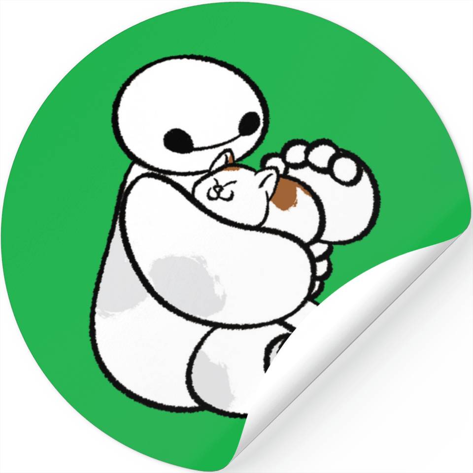 Disney Big Hero Baymax Cat Cute Portrait Stickers | ID 23048641 by ...