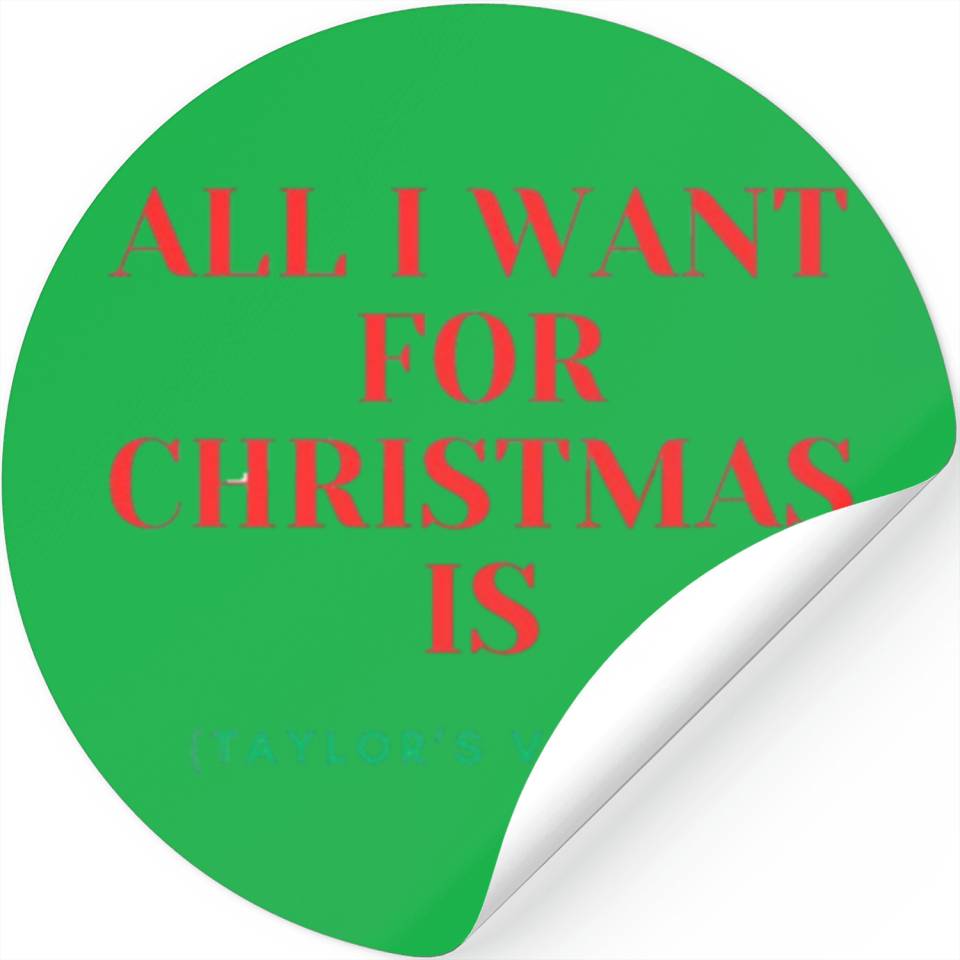 Merry swiftmas taylors version Taylor ) 5 Stickers | ID 23273633 by ...