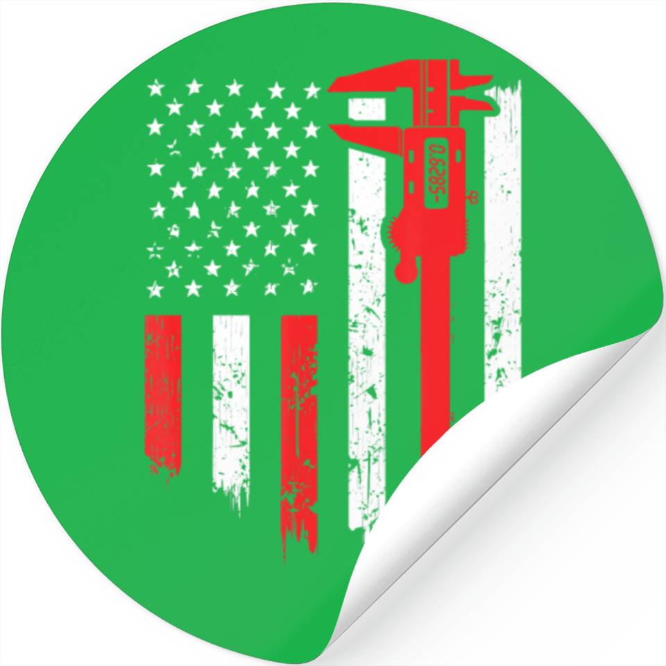 Funny USA Flag CNC Mechanic Tools Machinist Gift Stickers | ID 85555894 ...