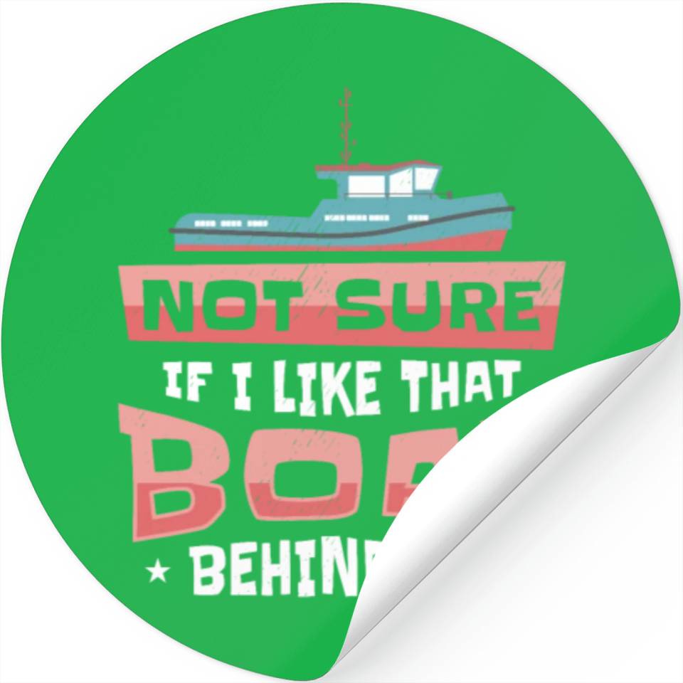 Tugboat Sailing Captain Boat Owner Sea Stickers | ID 53743727 by Camila ...