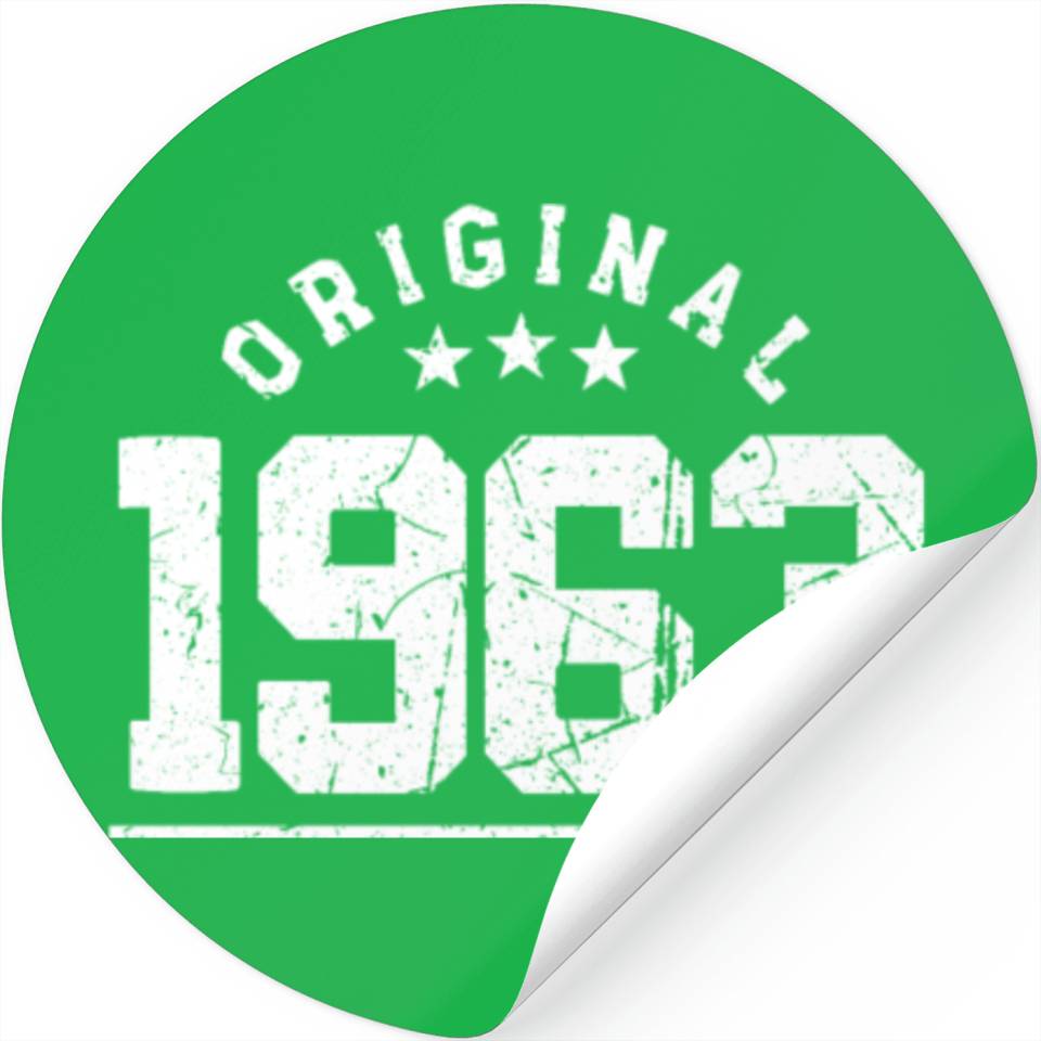 60 Years Vintage 1963 Retro 60th Birthday Stickers | ID 49775616 by ...