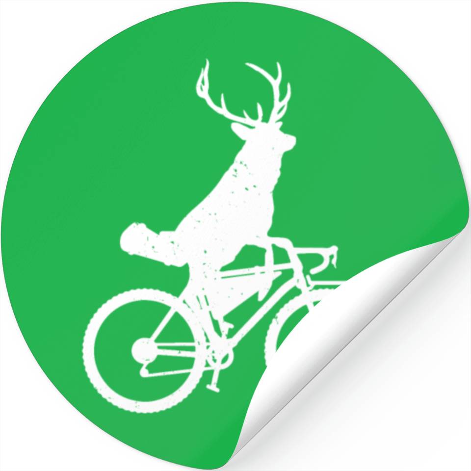 Gravel Bike Bikepacking Deer Funny Bikepacking Dee Stickers | ID ...