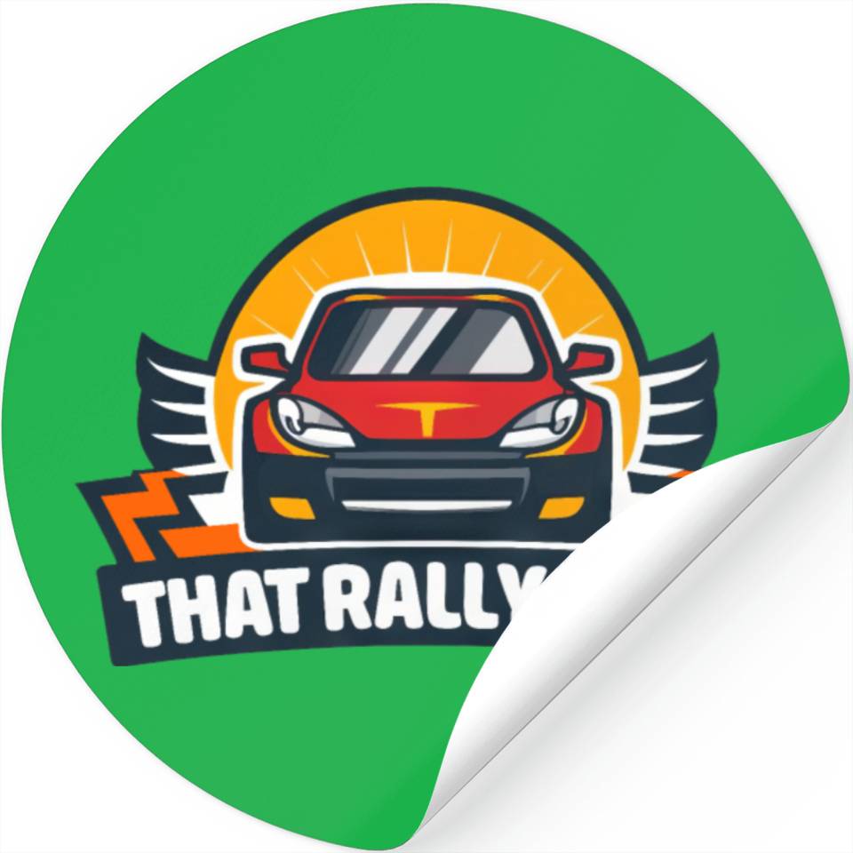That Rally Guy Logo Car Stickers | ID 39186966 by Camila Fernandes ...