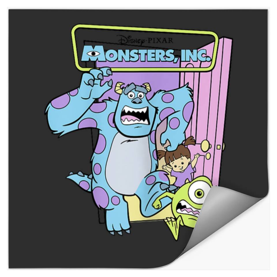 2" x 2" WHITE Disneyss Pixars Monsters Inc Sulley Mike Boo Best Trio ...